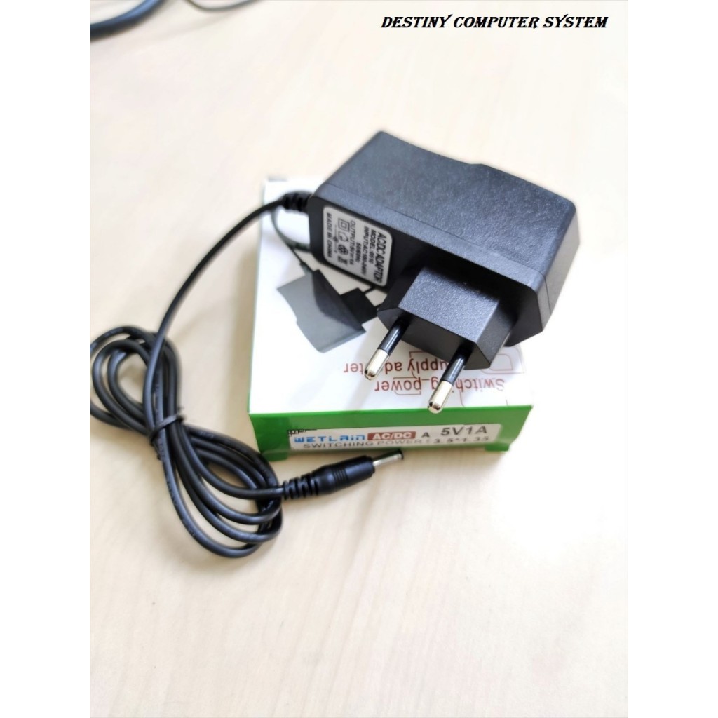 Jual Adaptor 5V 1A Jack Kecil 3.5 x 1.35 | Shopee Indonesia
