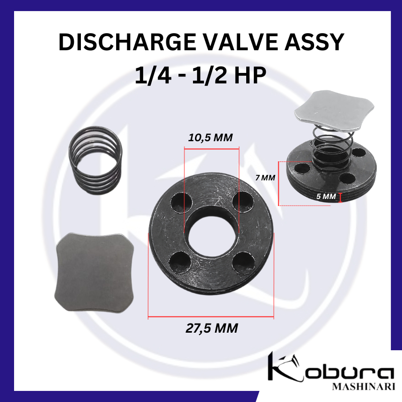 Jual Discharge Valve Assy 1/4 - 1/2 HP atau Varian Set Discharge ...