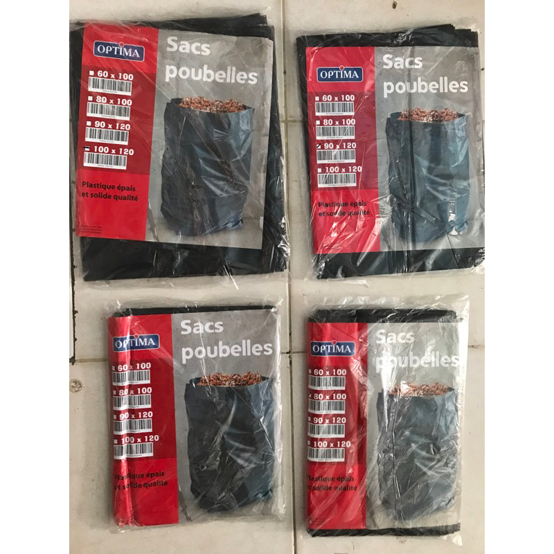 Jual Plastik Sampah Besar OPTIMA Sacs Poubelles /OPTIMA GARBAGE BAG ...
