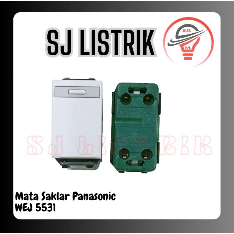 Jual Mata Saklar Engkel/Tunggal Panasonic WEJ-5531 | Shopee Indonesia