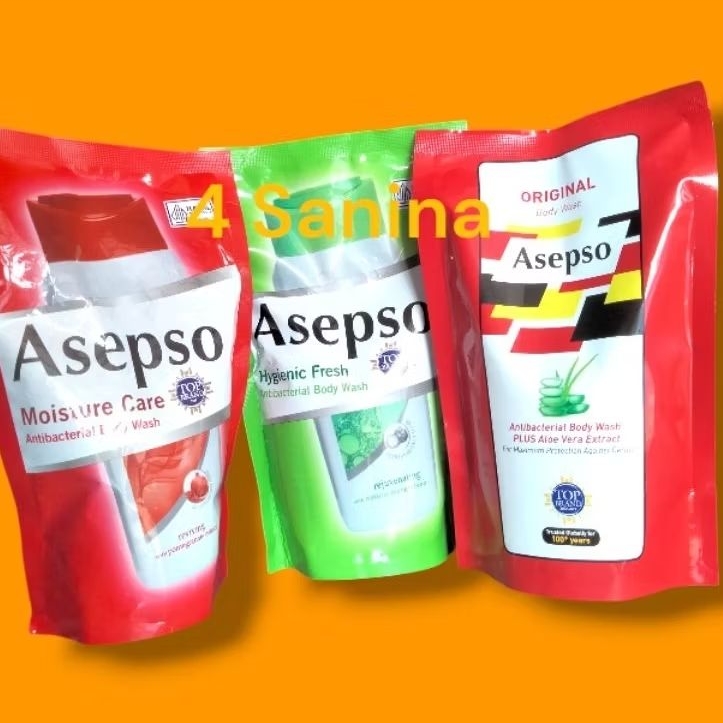 Jual BODY WASH ASEPSO 450ML / SABUN CAIR ASEPSO / ASEPSO BODY WASH REFILL | Shopee Indonesia