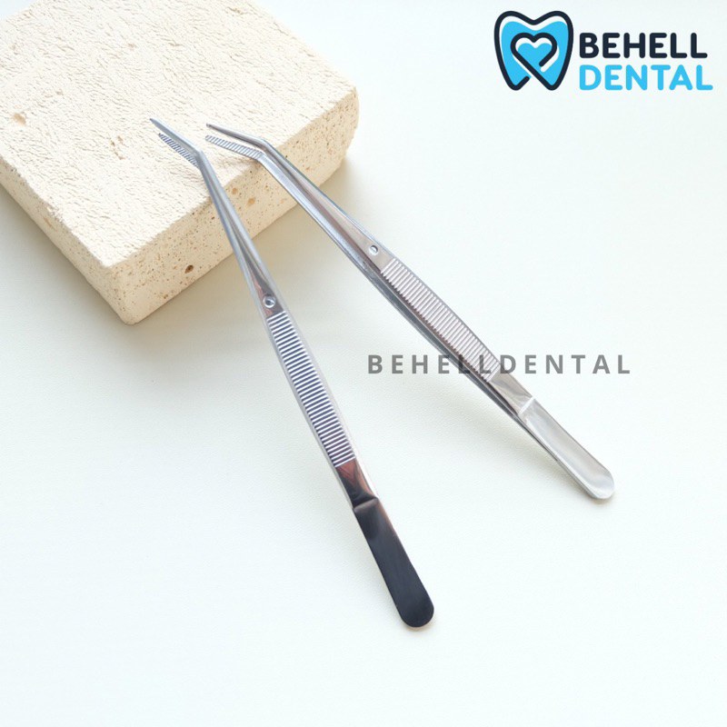 Jual BEHELLDENTAL PINSET PLASTIK SS BEHEL PREMIUM TIPE L - TWEEZER ...