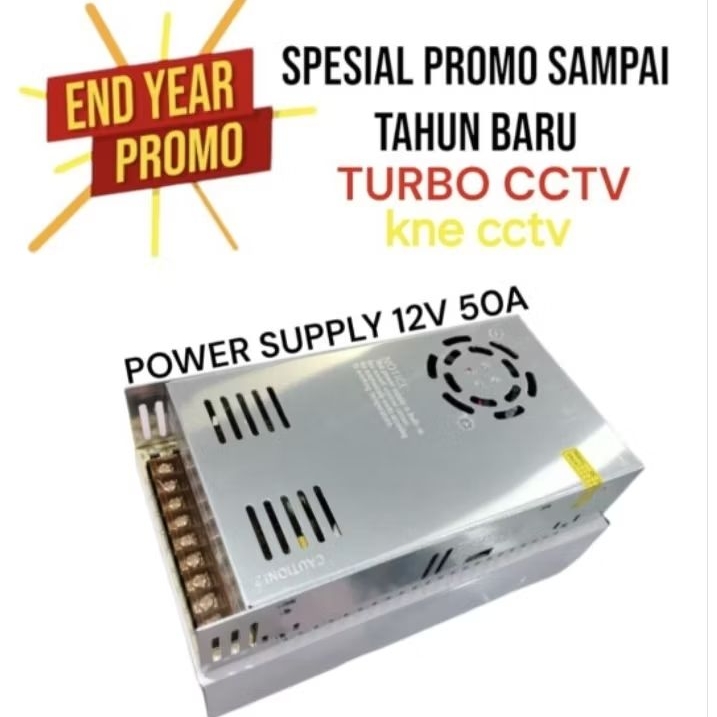Jual PSU 50A 12V 600W Power Supply 12Volt 50 Amper TRAFO/TRAVO INDOOR ...
