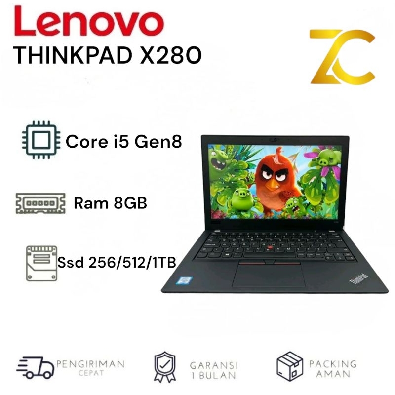 Jual Lenovo Thinkpad X280 Core i5 Gen8 Ram 8GB Ssd 1TB | Shopee Indonesia