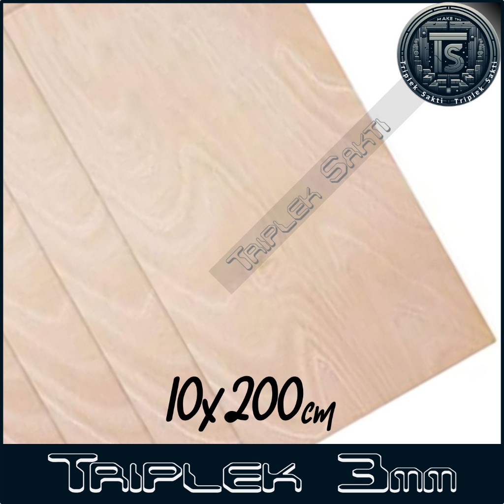 Jual Multiplek Triplek 3mm 10x200 cm ISI 6 LEMBAR ( 3 mm | 10x200cm ...
