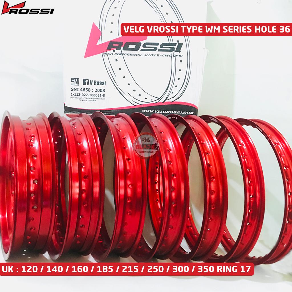 Jual Velg Rossi TYPE WM UK 120 / 140 / 160 / 185 / 215 / 250 / 300 ...