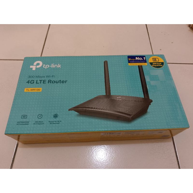 Jual MODEM ROUTER 4G LTE TP-LINK TL MR-100 | Shopee Indonesia