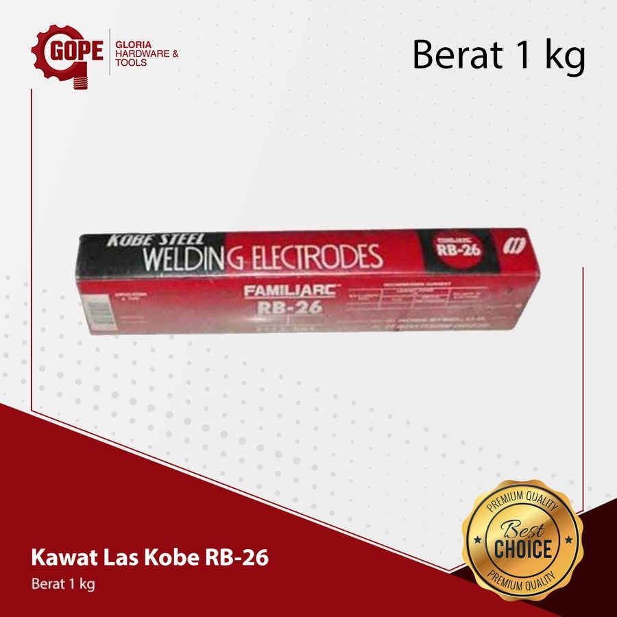 Jual Kawat Las Kobe RB 26 Berat 1 Kg | Shopee Indonesia