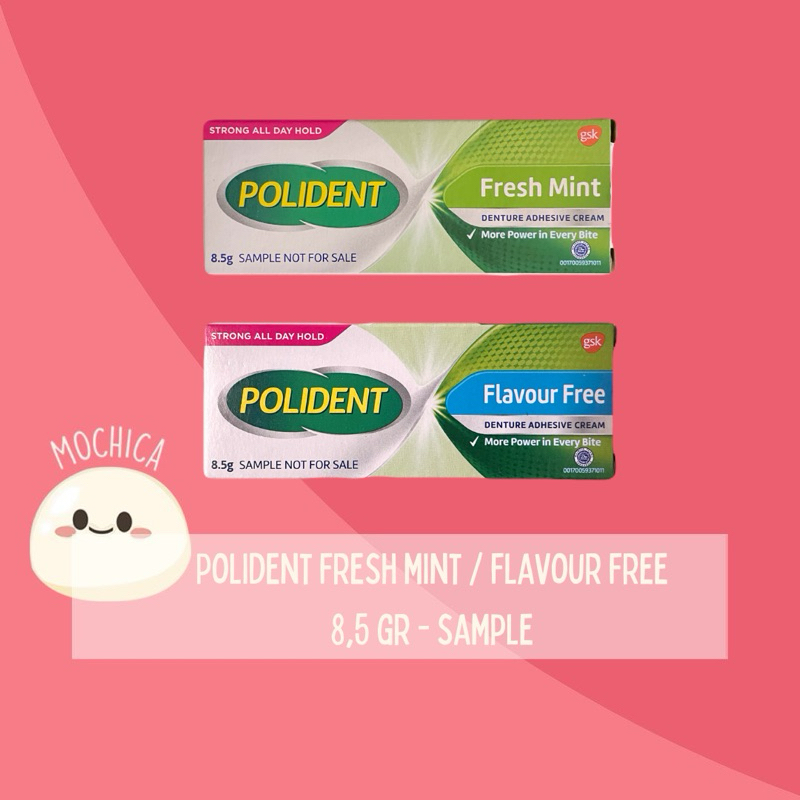 Jual Polident 8,5gr Fresh Mint Flavour Free Sample Perekat Lem gigi ...