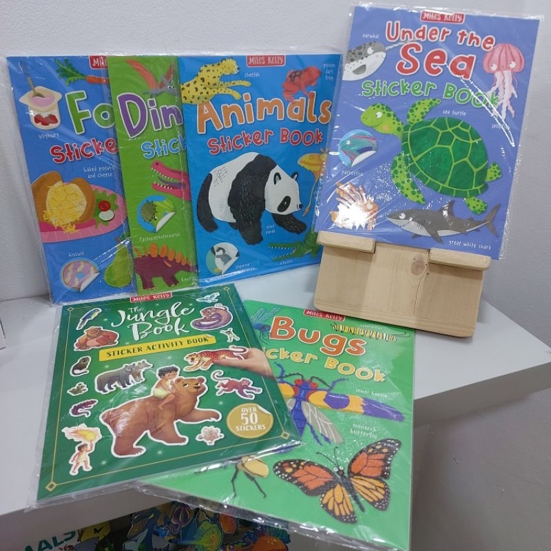 Jual MILES KELLY - STICKER ACTIVITY BOOK SOFT COVER (THE JUNGLE/ANIMALS ...