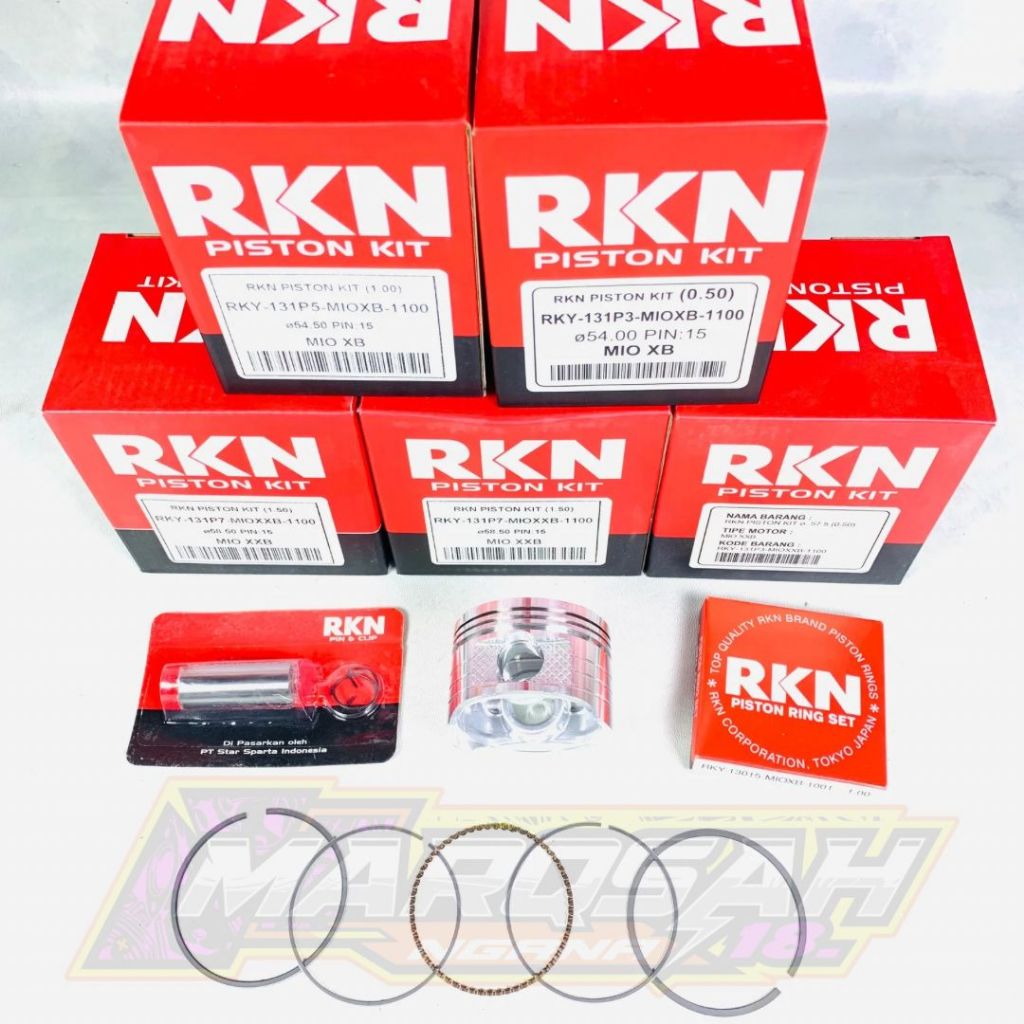 Jual Piston Kit Mio Xxb Custome Dome Double Xb Big Bore UP Rik Rkn ...