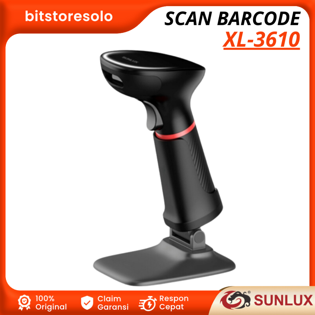 Jual SCAN BARCODE QR USB SCANNER SUNLUX XL-3610 / XL3610 2D HANDHELD ...