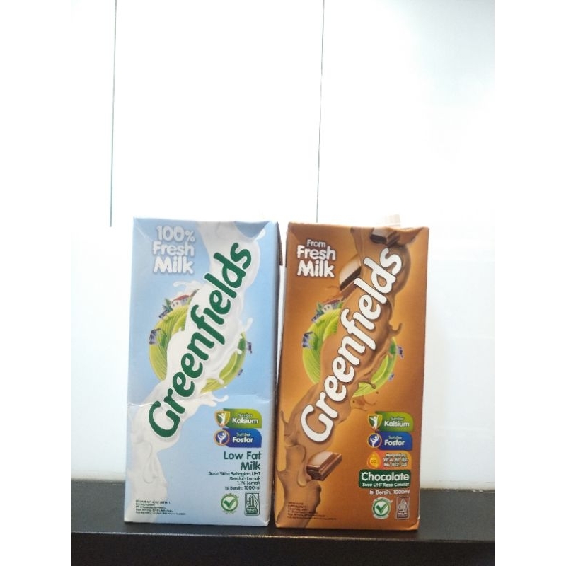 Jual Greenfield uht low fat milk & choco 1L | Shopee Indonesia