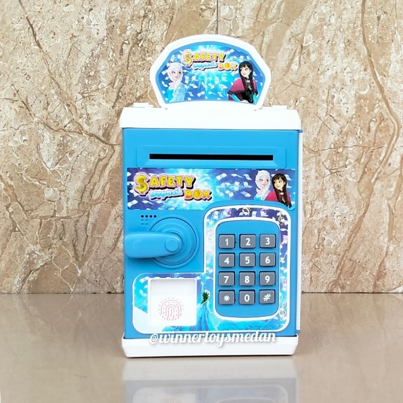 Jual Mainan Safety Deposit Box (LH) / Mainan Brangkas Finger Print ...