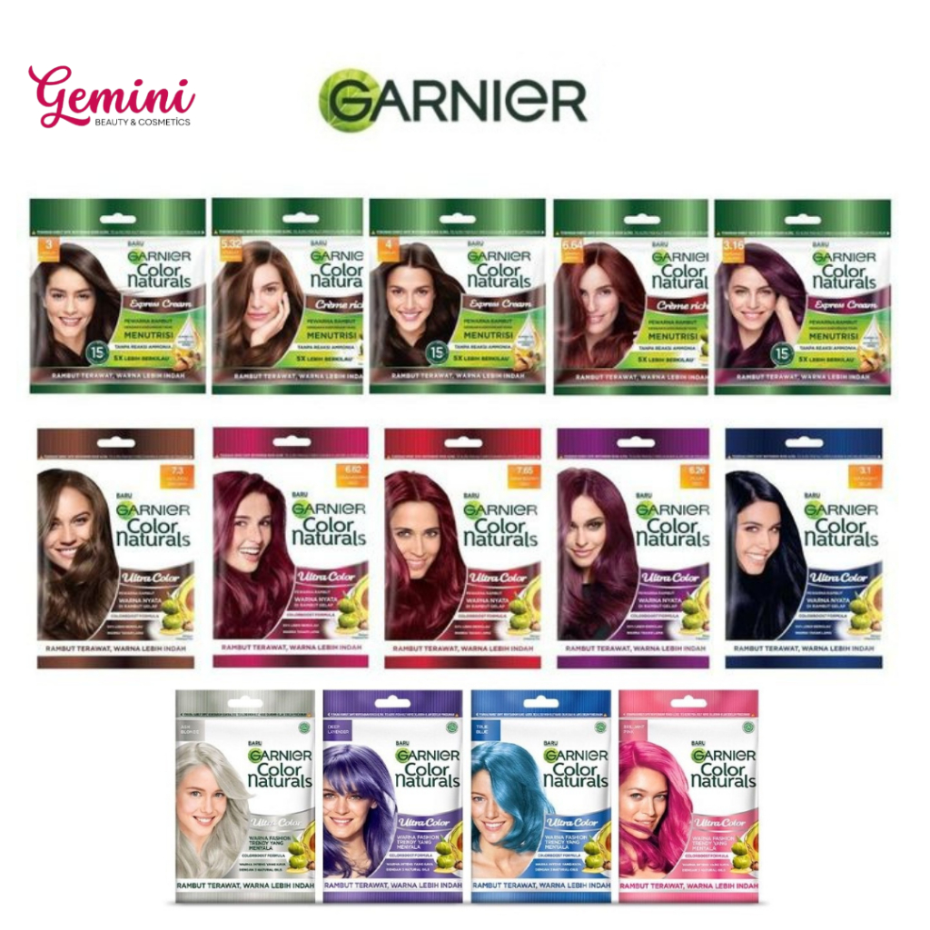 Jual Garnier Hair Color Sachet | Garnier Cat Rambut | Garnier Semir ...