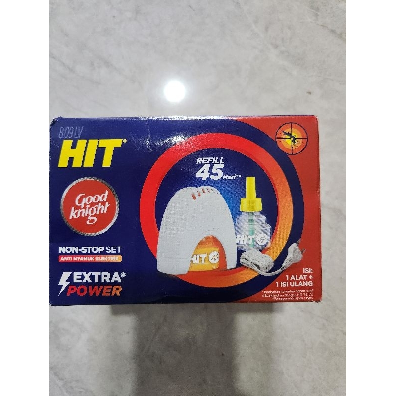 Jual HIT Non Stop Obat Nyamuk Elektrik Alat+refill 45 hari | Shopee Indonesia