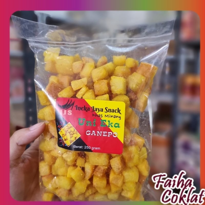 Jual Snack Renyah Ganepo 250gr Snack Murah Faiha Coklat | Shopee Indonesia