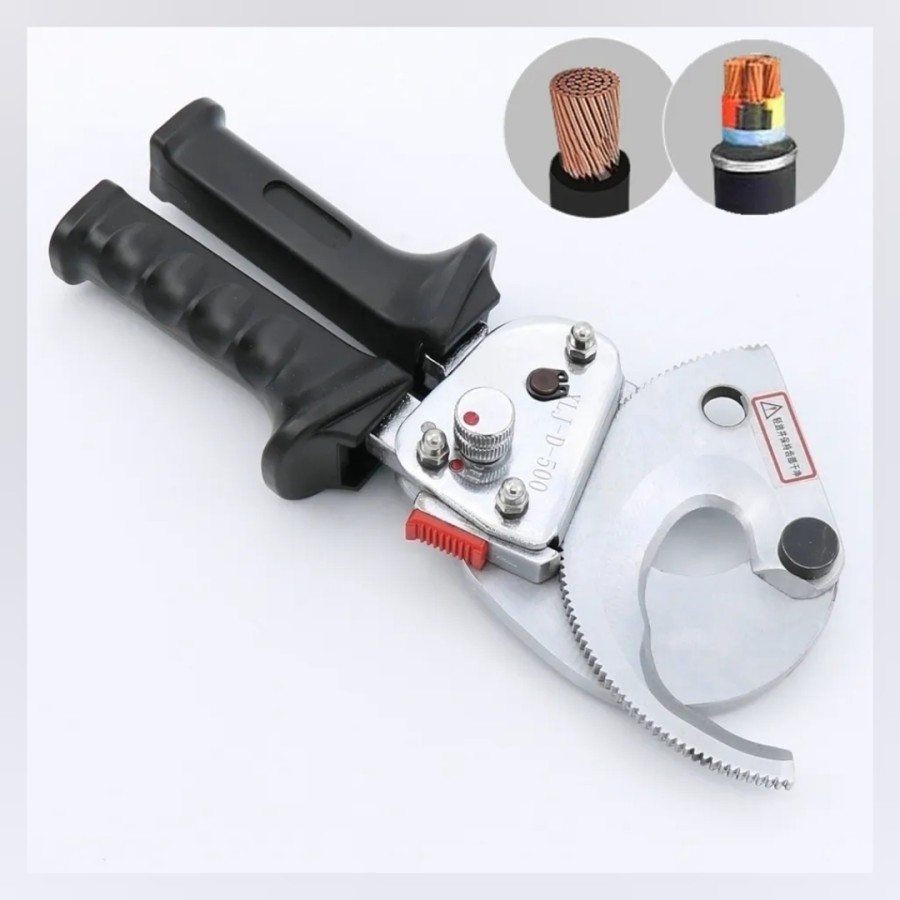 Jual ratchet cable cutter xlj d-500 tang potong kabel 500mm | Shopee ...