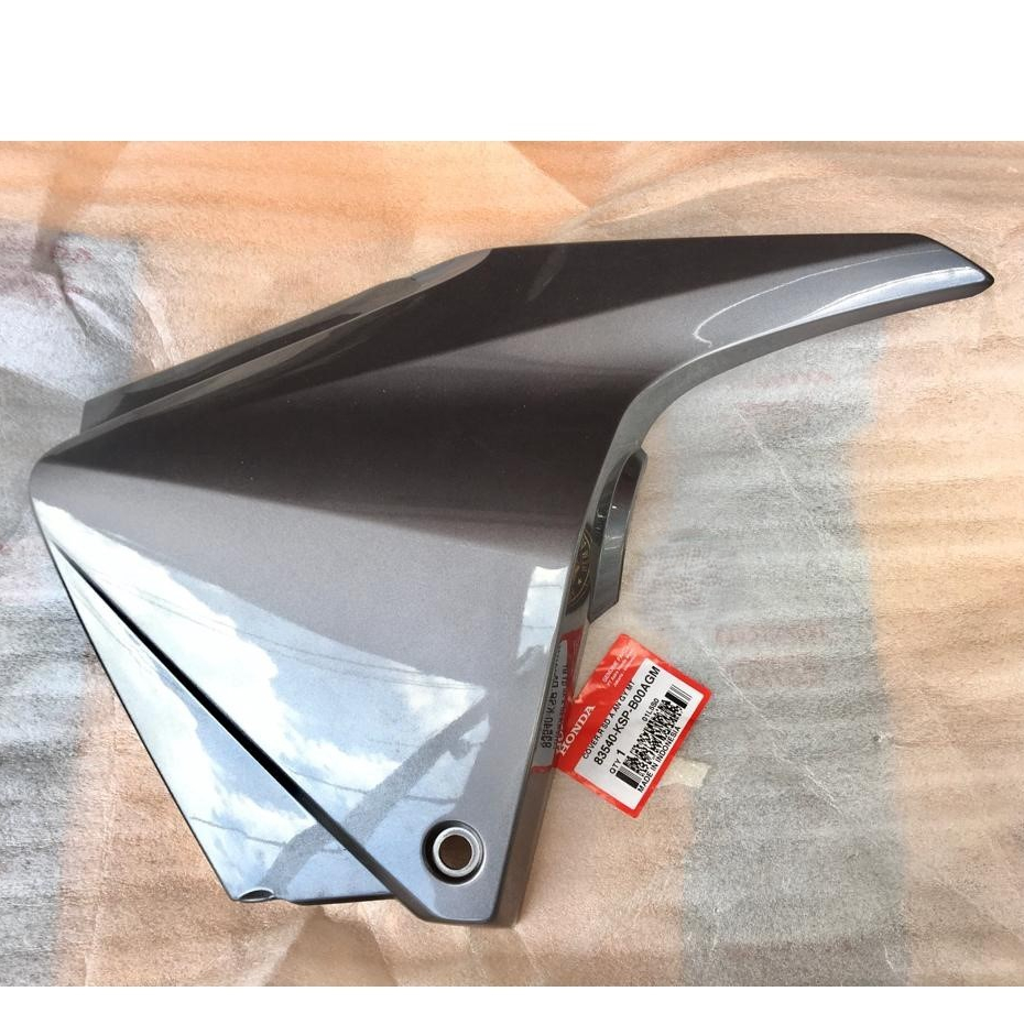 Jual Cover Tutup Box Accu Aki Kanan Megapro Monoshock Karbu Silver Tua ...