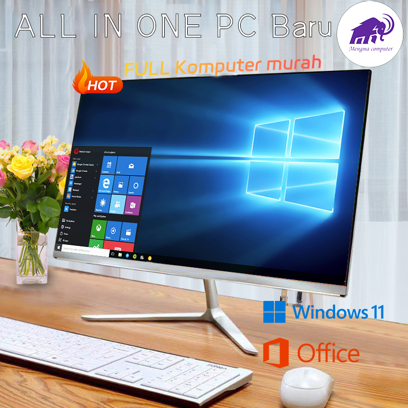 Jual MA Komputer Full Set PC All-in-One Gaming Baru, Prosesor Core i3/i5/i7, Layar 19/22/24/27 ...