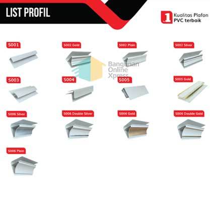 Jual LUNOS LIST PROFIL PLAFON PVC 400 X 20 CM X 8 MM | Shopee Indonesia