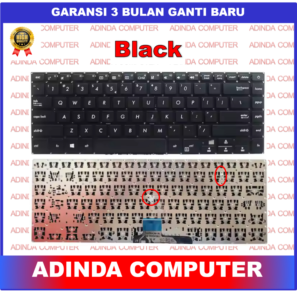 Jual Keyboard Asus Vivobook 15 S510 X510 X510QA X510U X510UA X510UF ...