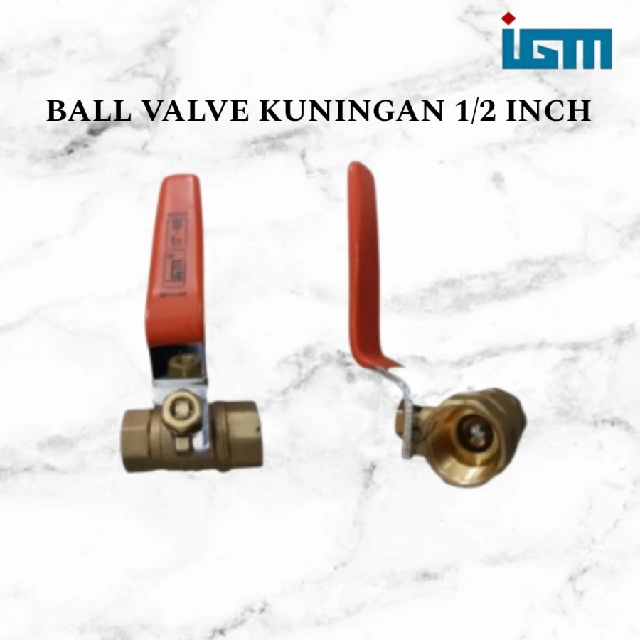 Jual Ball Valve IGM Kuningan 1/2 inch | Shopee Indonesia