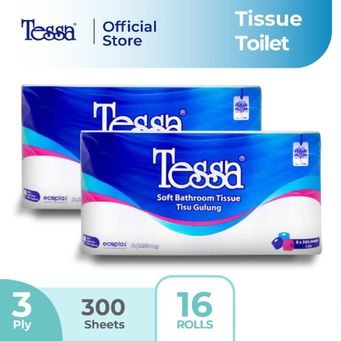 Jual Tessa Toilet Tissue Roll 3 ply | Tisu Gulung Toilet | Shopee Indonesia