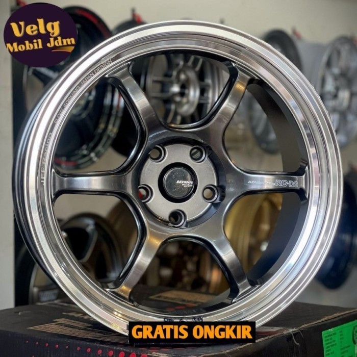 Jual velg mobil r18 lebar 9,5 et 25 ADVAN RG D2 FLOW FORMING velg ring 18 reborn zenix crv ...