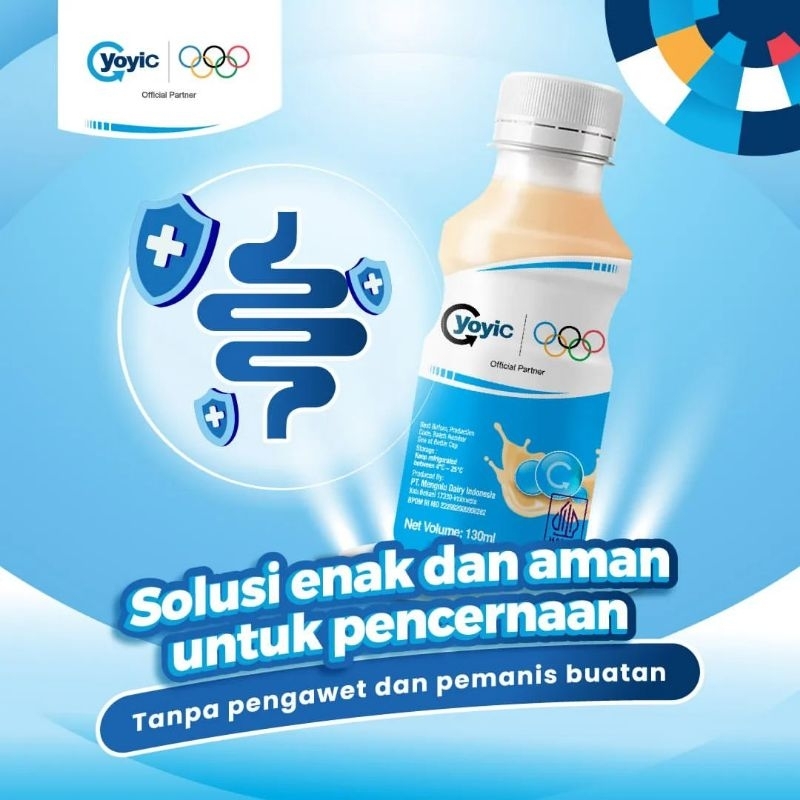 Jual Yoyic Yogurt 130 ML ( 1 pack isi 12 botol) bisa mix rasa harga ...
