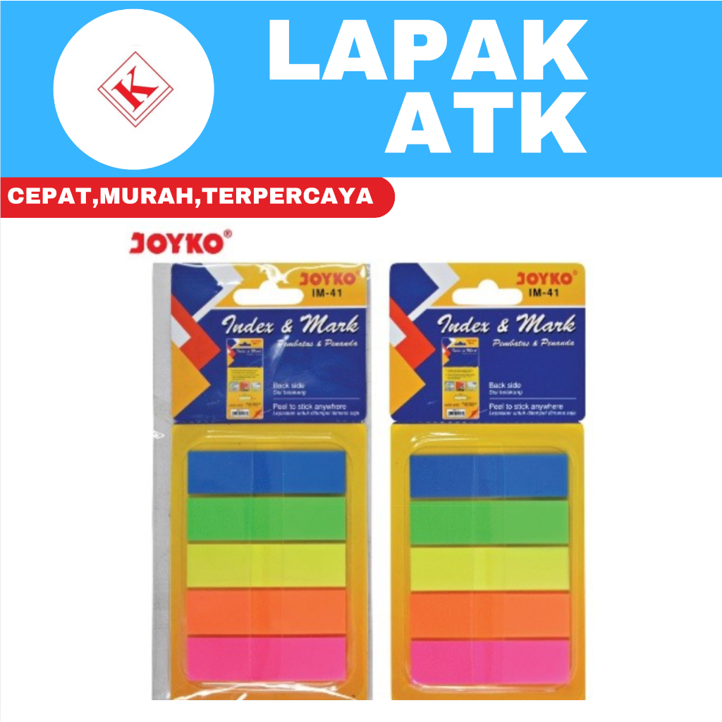 Jual JOYKO PEMBATAS BUKU IM-41 / STICKY NOTE MARK & NOTE JOYKO ...
