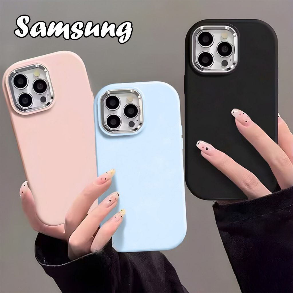 Jual Casing Lens Frame Chrome Oval untuk Samsung A07 A56 A36 A26 A16 ...