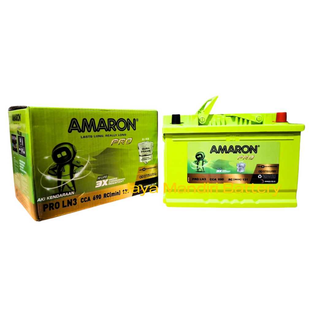 Jual Aki Amaron Hi-Life Pro (LN3 / Din 84) Aki Kering 84 AH 12 V, aki ...