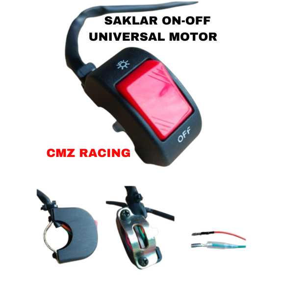 Jual CMZ SAKLAR ON OFF MULTIFUNGSI HOLDER KIRI MODIF CUSTOM UNIVERSAL ...