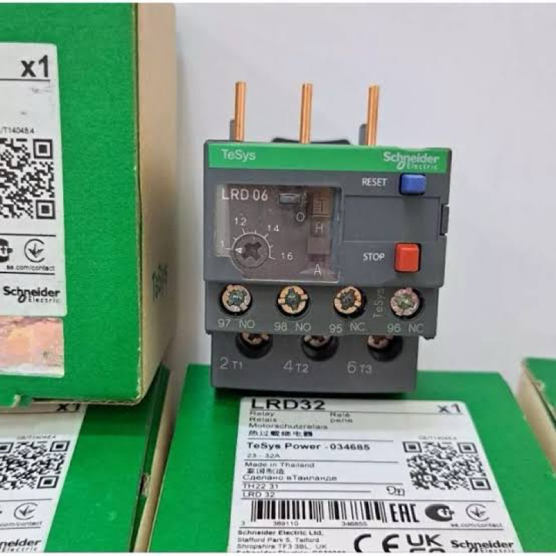 Jual Schneider Thermal Overload Relay LRD05 LRD06 LRD07 LRD08 LRD10 LRD12 LRD14 LRD16 | Shopee ...