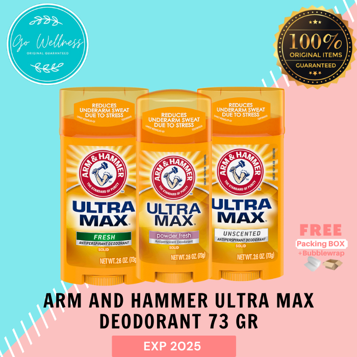 Jual Arm and Hammer Ultra Max Deodorant 73 Gr Unscented | Shopee Indonesia