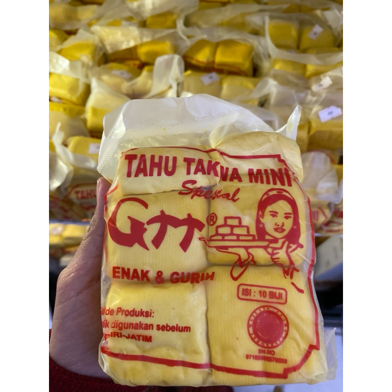 Jual Tahu Kuning Tahu Taqwa Kediri Asli Original Isi 10 Biji | Shopee ...