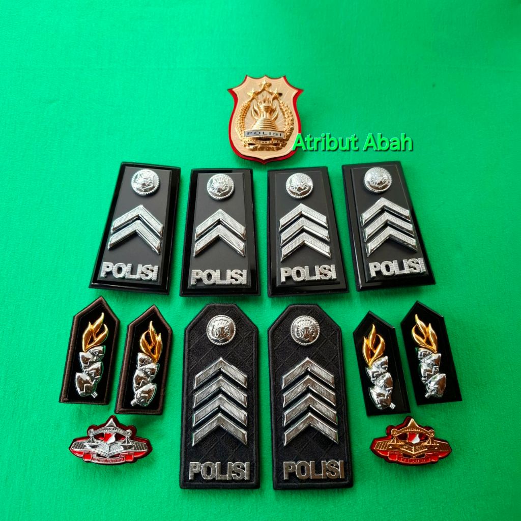 Jual Pangkat Pdh Polri Bripda _ Briptu _ Brigadir _ Bripka Pdu ...