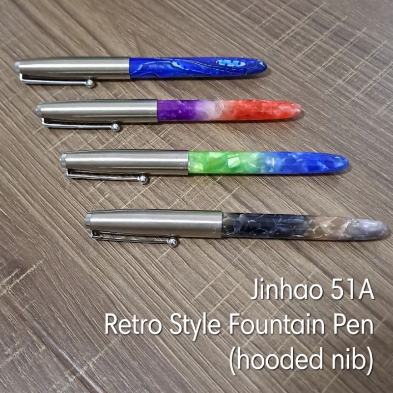 Jual Jinhao 51A Fountain Pen Model Retro Preloved | Shopee Indonesia