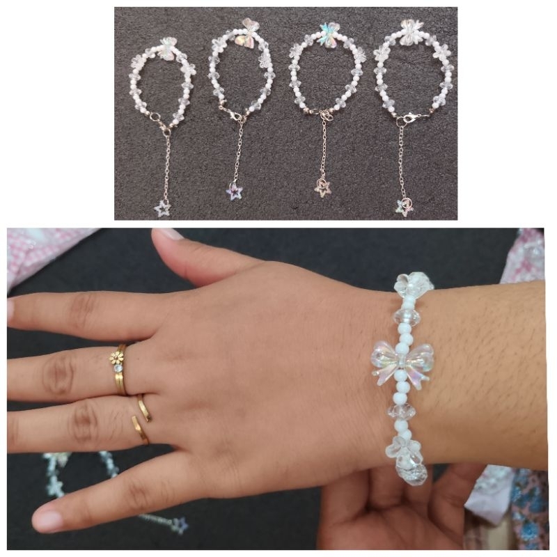 Jual Gelang Tangan Manik Manik Viral Rantai Panjang Bisa di sesuikan ...
