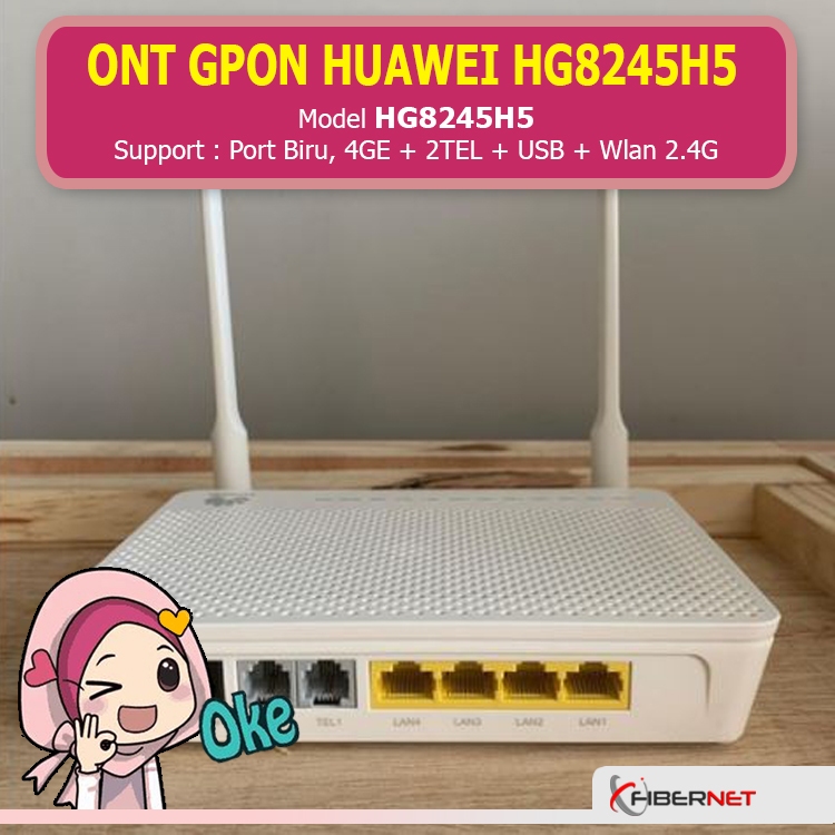 Jual Modem/Router ONT GPON Huawei HG8245H5 | Shopee Indonesia