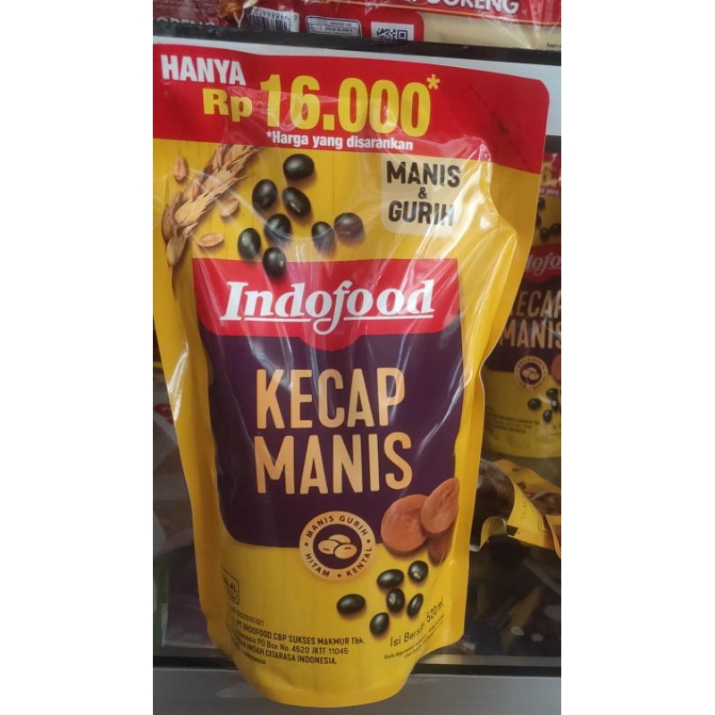 Jual Kecap manis indofood 520 ml (free lada) | Shopee Indonesia