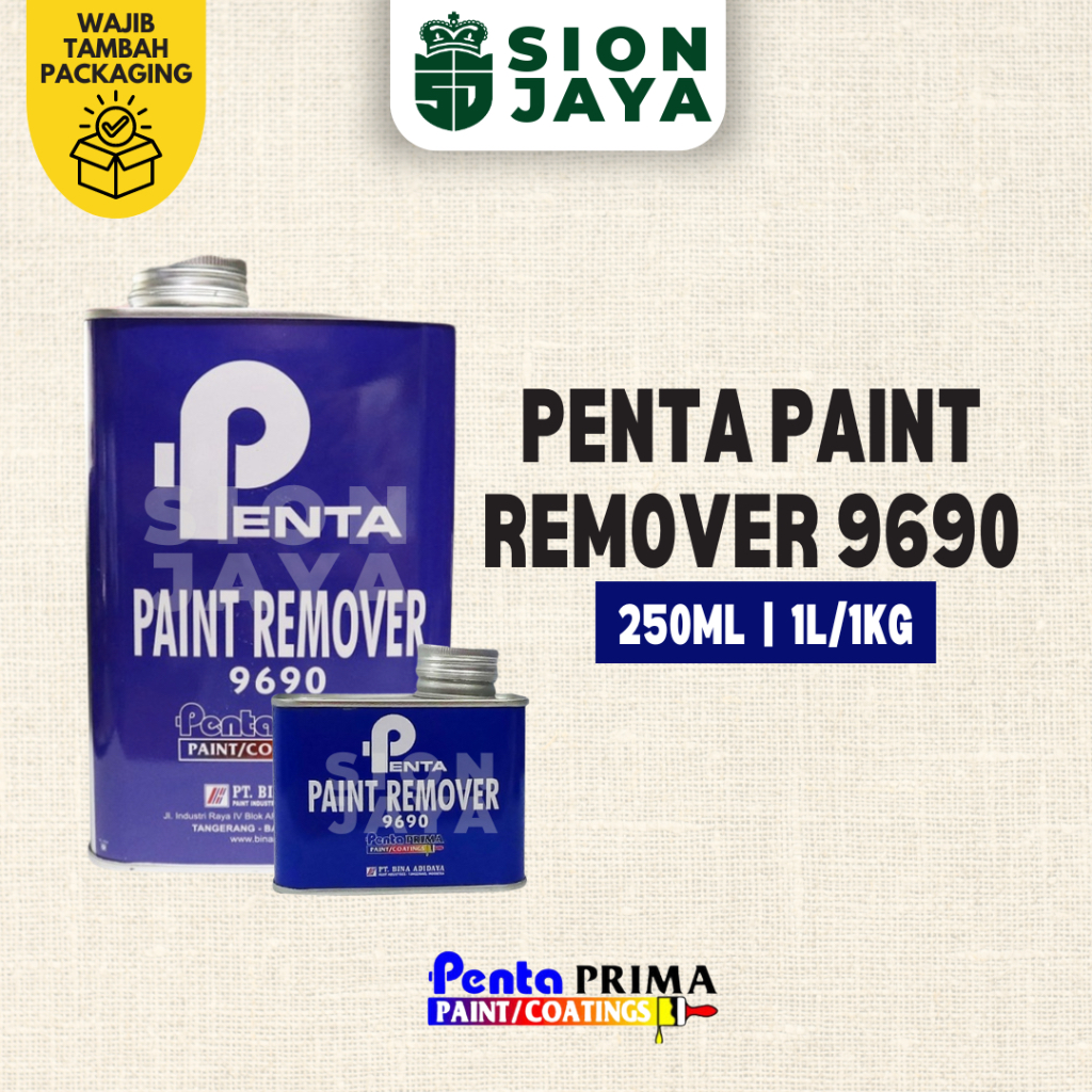 Jual [250ml/ 1L/ 1Kg] Paint Remover/ Perontok Cat/ Pengupas Cat Penta ...