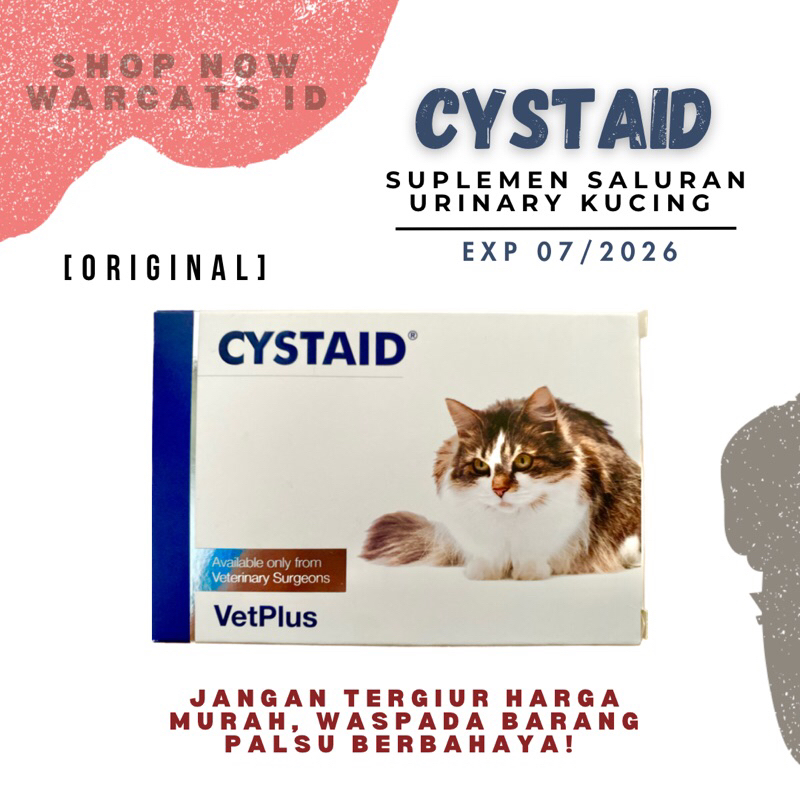 Jual Vetplus - Cystaid Saluran Urinary Kucing (1 kapsul) | Shopee Indonesia