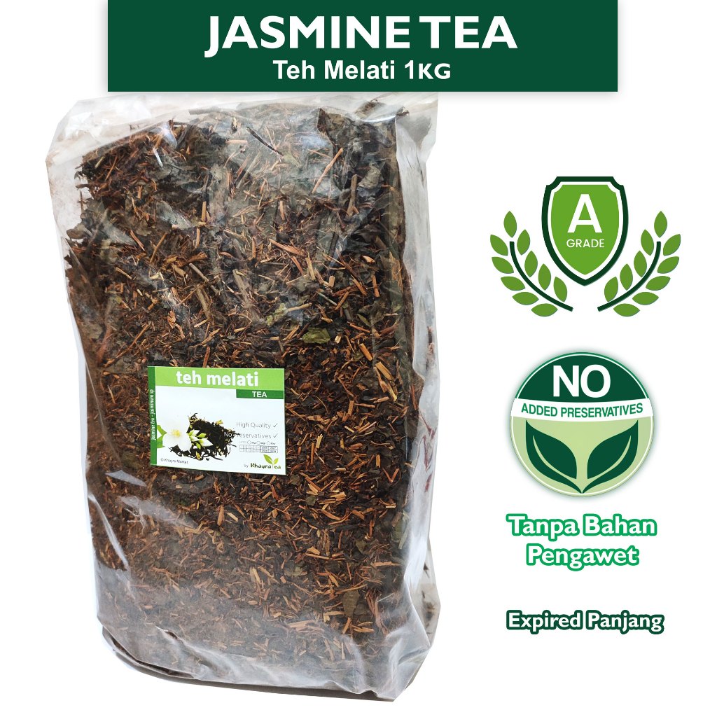 Jual Jasmine Tea Grade A 1KG / Teh Melati 1kg / teh harum melati ...