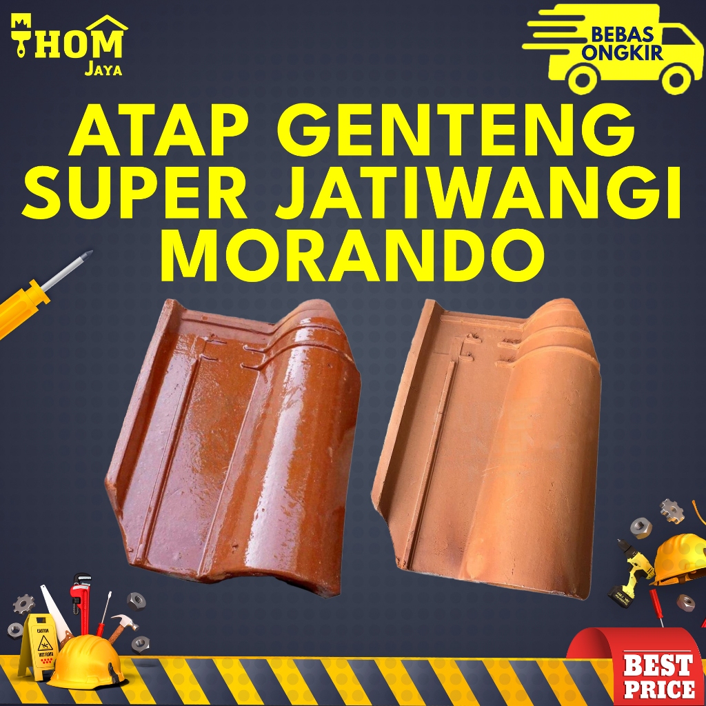 Jual GENTENG SUPER JTW / GENTENG JATIWANGI / GENTENG MORANDO / GENTENG ...