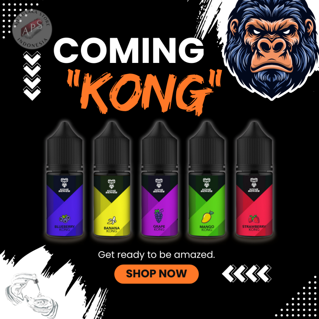 Jual The KONG series Liquid pods friendly non nikotin vol 30ml 50:50 ...