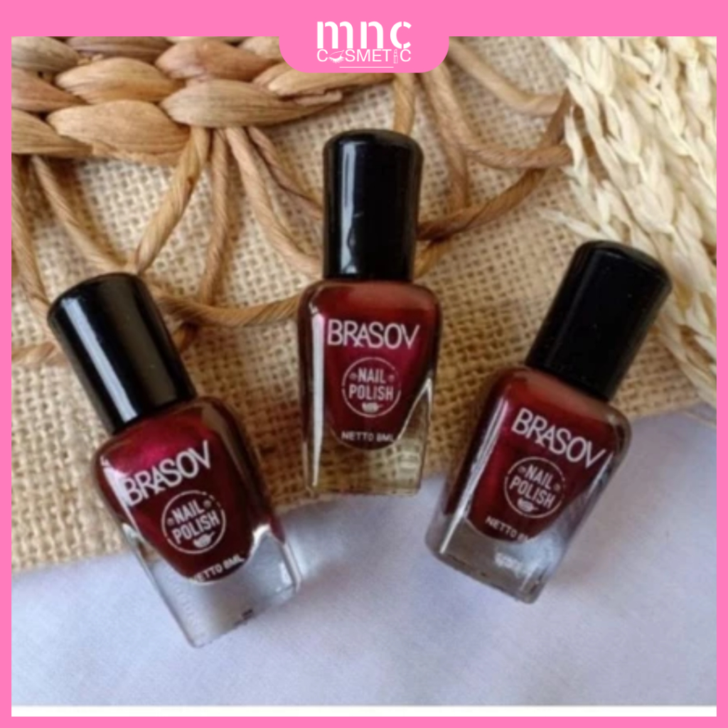 Jual BRASOV - Kutek Merah Cabe Isi 12 [ 1 BOX ] | Kutek Maroon Isi 12 ...