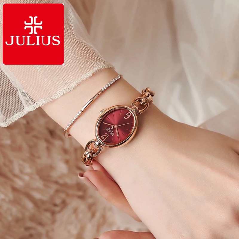 Jual Julius Original Official JA-1258 Jam Korea Gelang Rantai model ...