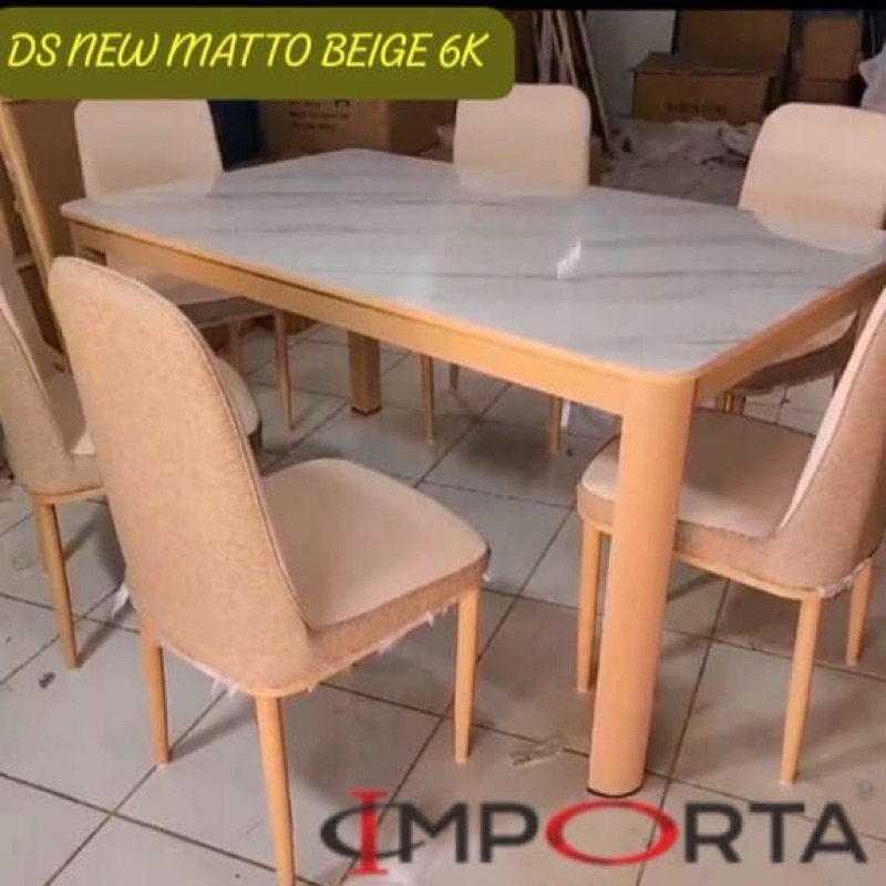 Jual {PLM ONLY} Importa Meja Makan New Matto K6 | Shopee Indonesia